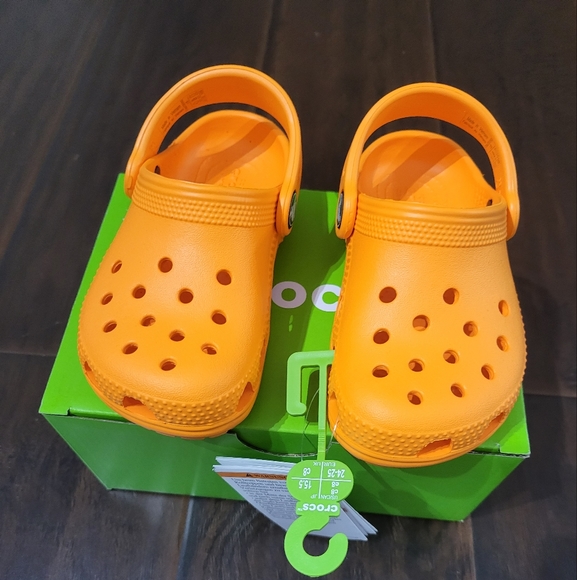 CROCS | Shoes | Crocs For Kids In Orange C8 | Poshmark